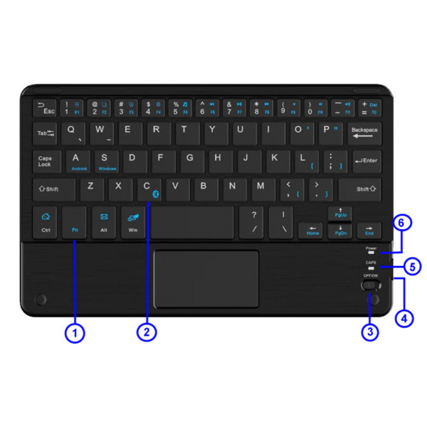 8'' Bluetooth Keyboard Case – Aiffel